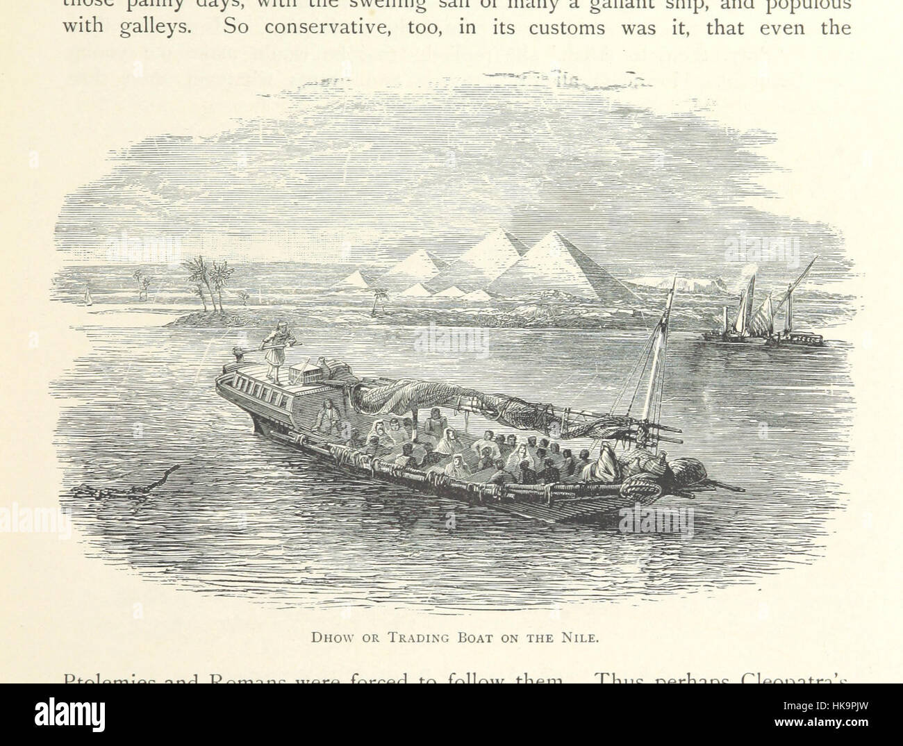 Image from 'The Land of the Pharaohs', detailing ancient Egyptian ...