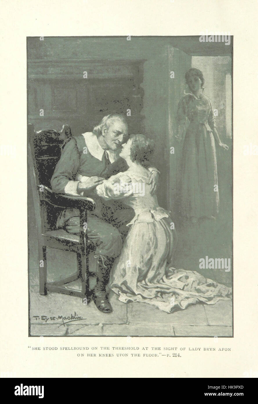 Illustration from 'A Noble Sacrifice', depicting a heroic act of ...