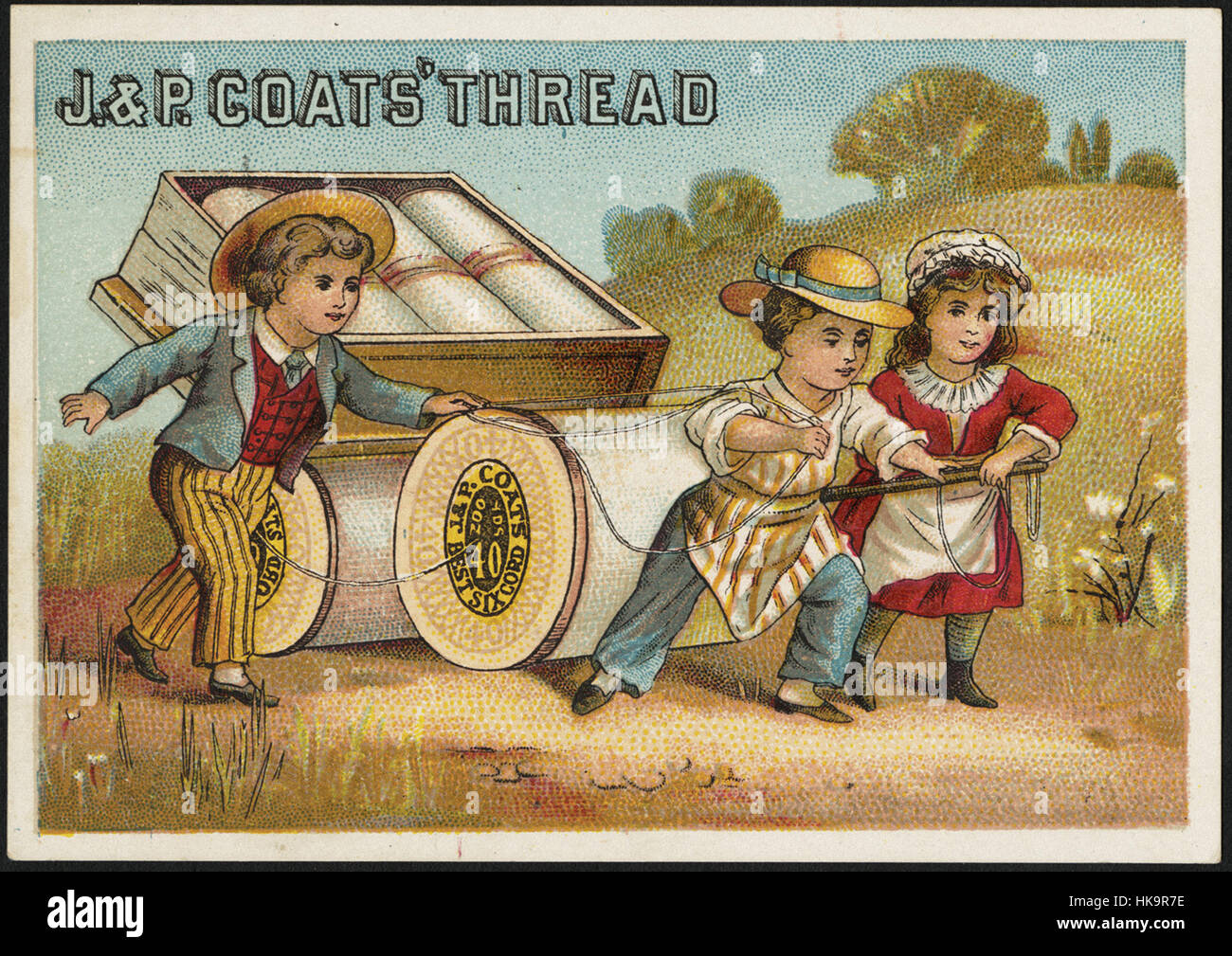 J. & P. Coats' thread Stock Photo - Alamy