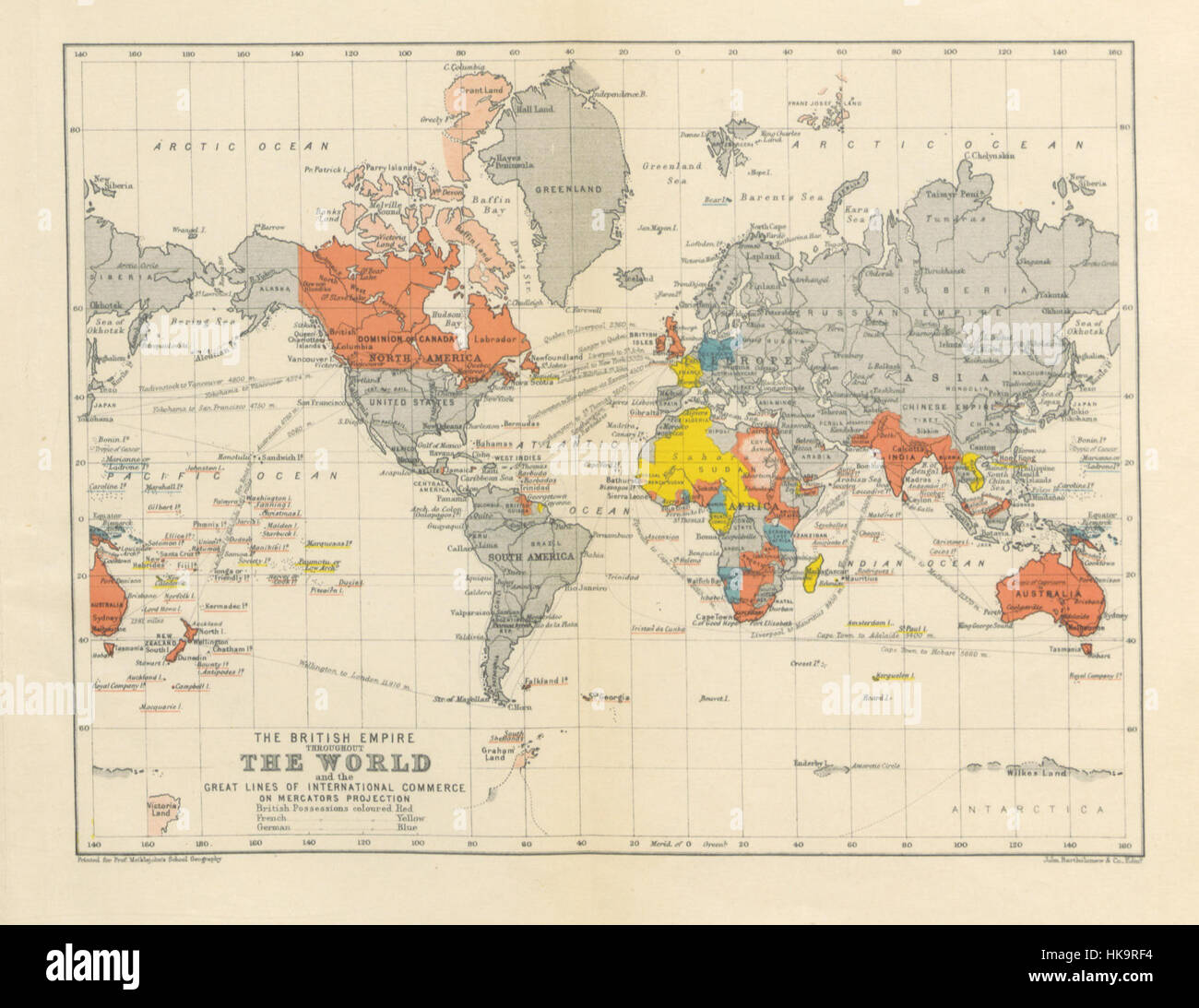 British Empire Map High Resolution Stock Photography and Images - Alamy
