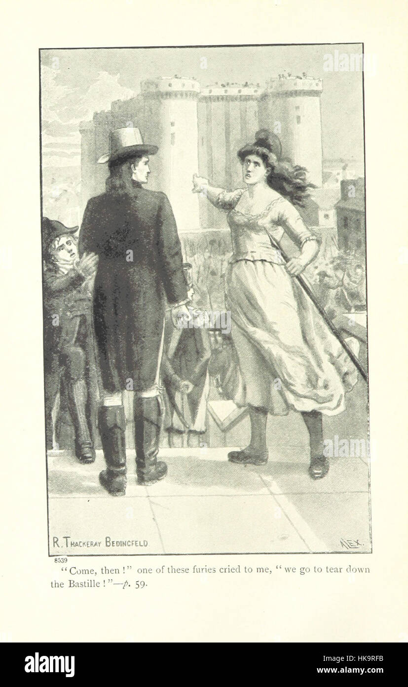 Photograph illustrating scenes from 'The Blues and the Brigands,' a ...