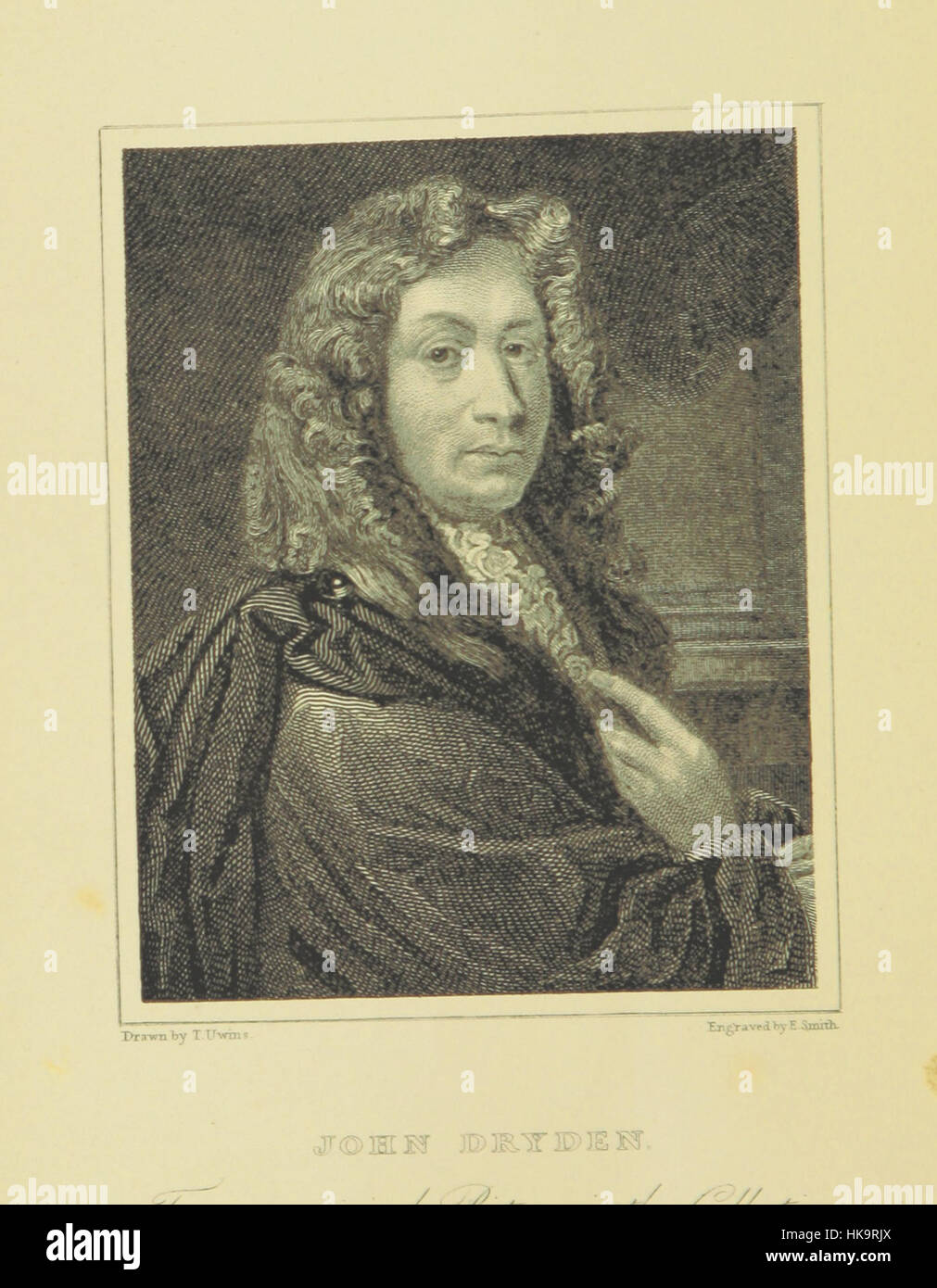 The image shows a page from 'The Poetical Works of John Dryden ...