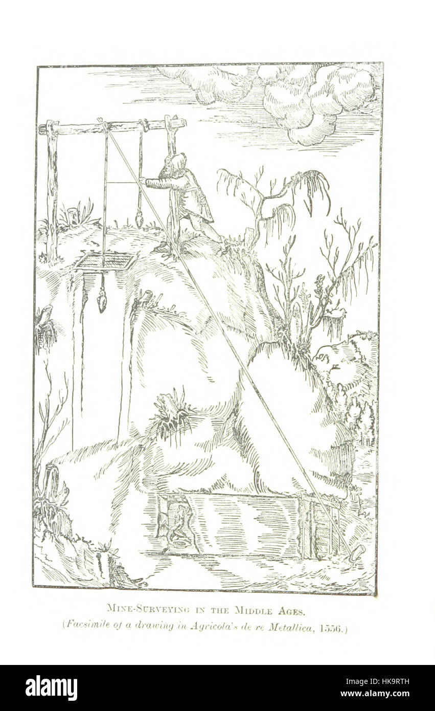 Image from 'A Treatise on Mine-surveying', featuring diagrams and ...