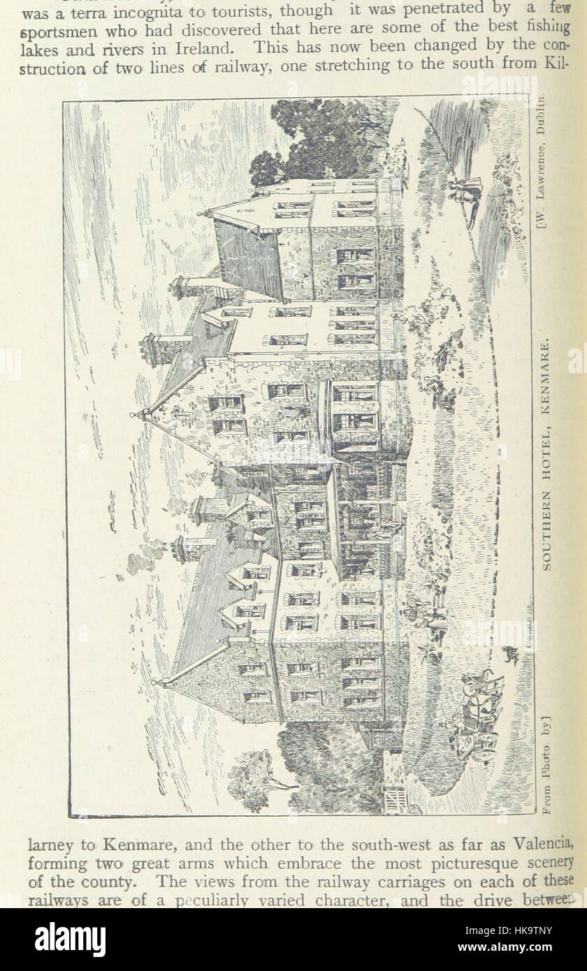 An illustration from 'Guide to Ireland,' showcasing various cultural ...