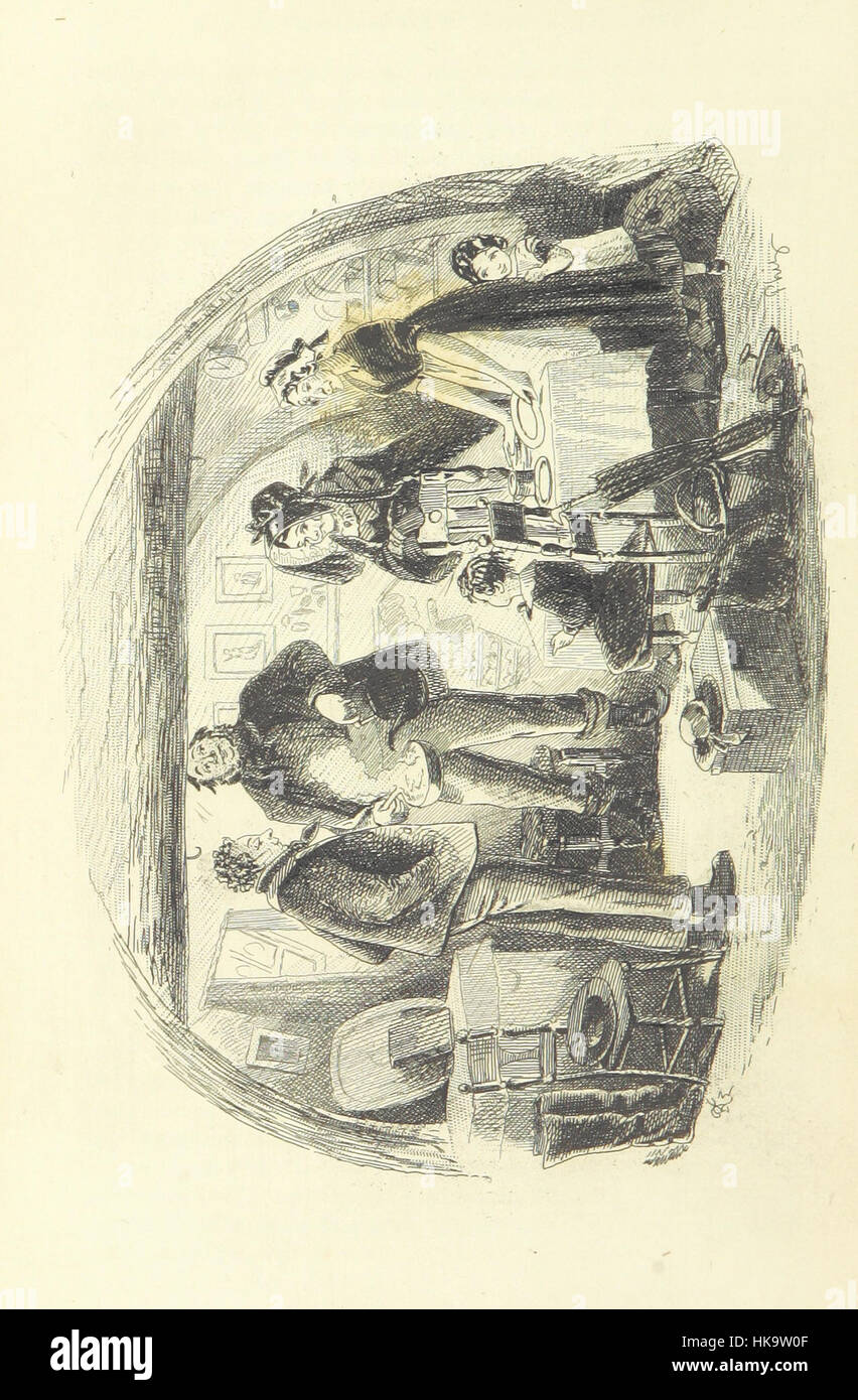 An image from the 'Works of Charles Dickens', illustrating scenes from ...