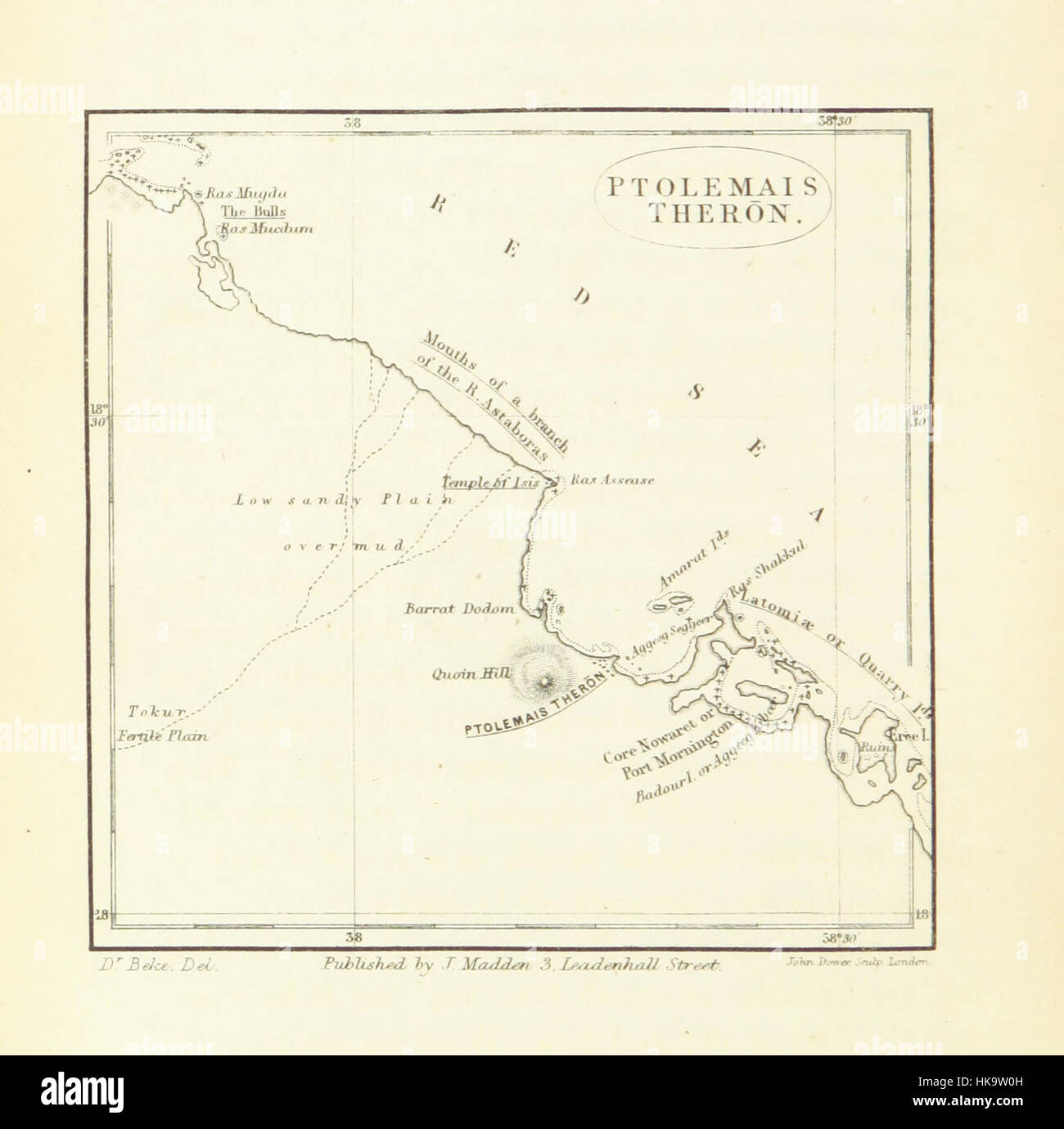 Illustration from 'The Sources of the Nile', surveying the river basin ...