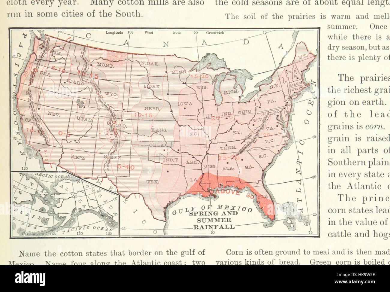 An image from 'Elements of Geography', illustrating various ...