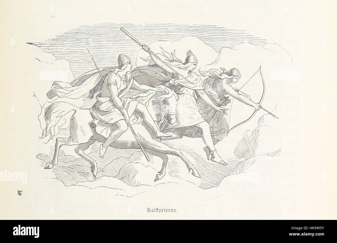 An illustration from 'Danmarks, Norges og Sverigs Historie' by N. Bache, depicting a historical ...