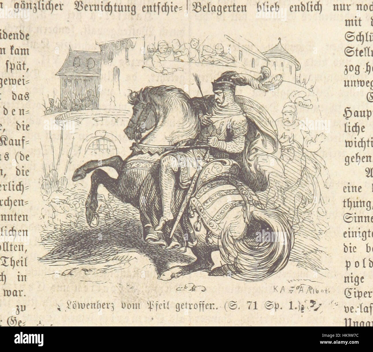 Illustration from 'Geschichte Oesterreichs', depicting key historical ...