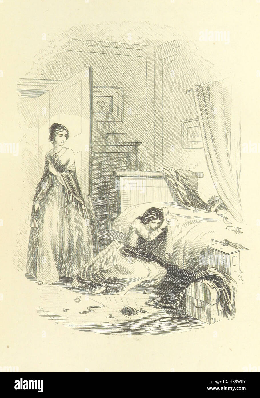 An illustration from the new library edition of 'Works of Charles ...