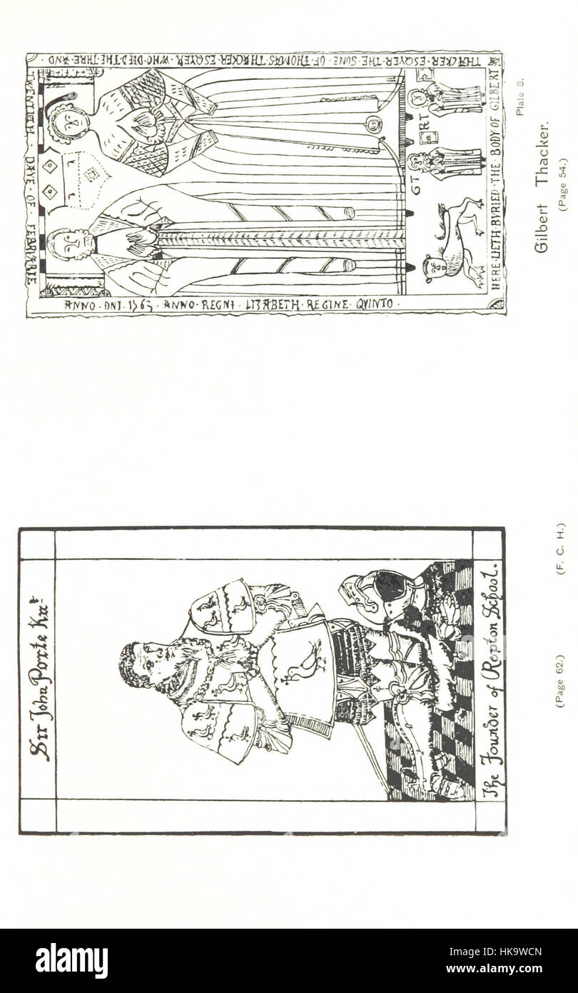 This image from '[Repton: Village, Abbey, Church, Priory, and School ...
