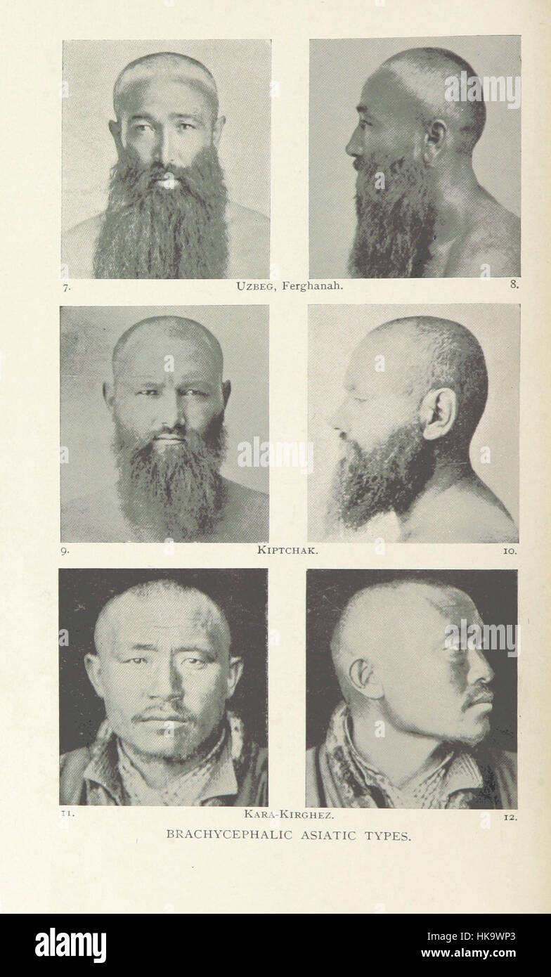 Photograph from 'The Races of Europe,' illustrating the study of ...