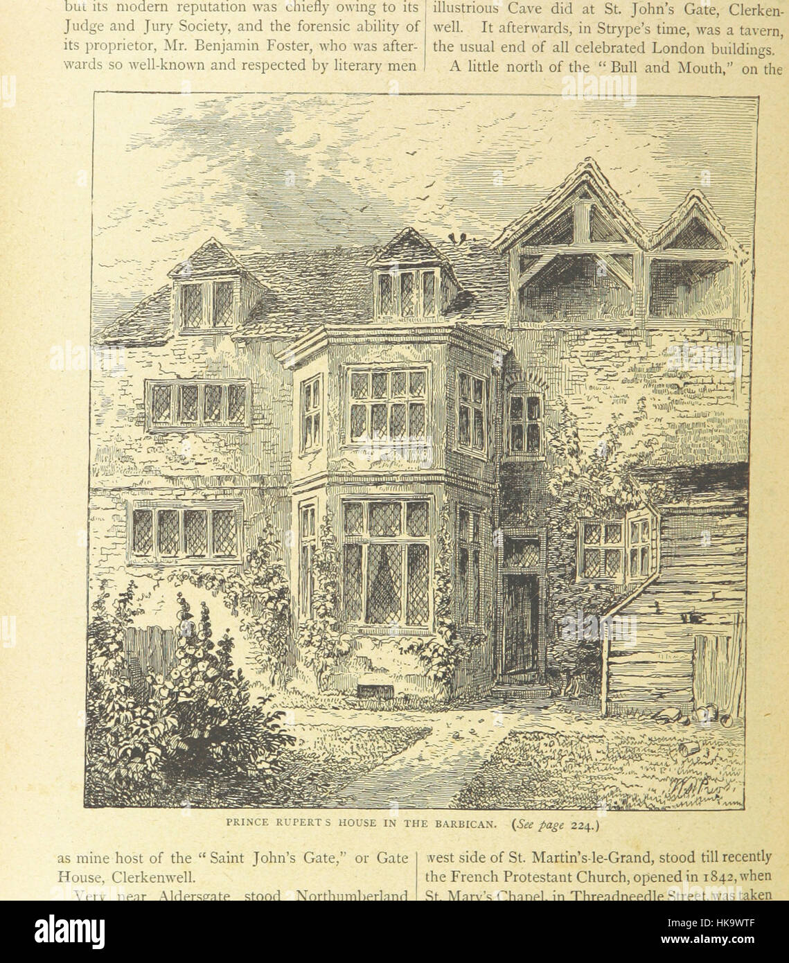 Image from 'Old & New London', illustrating the changes in London over ...