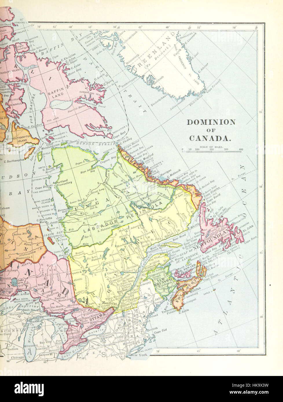 Image taken from page 85 of 'New Canadian Geography', illustrating key ...