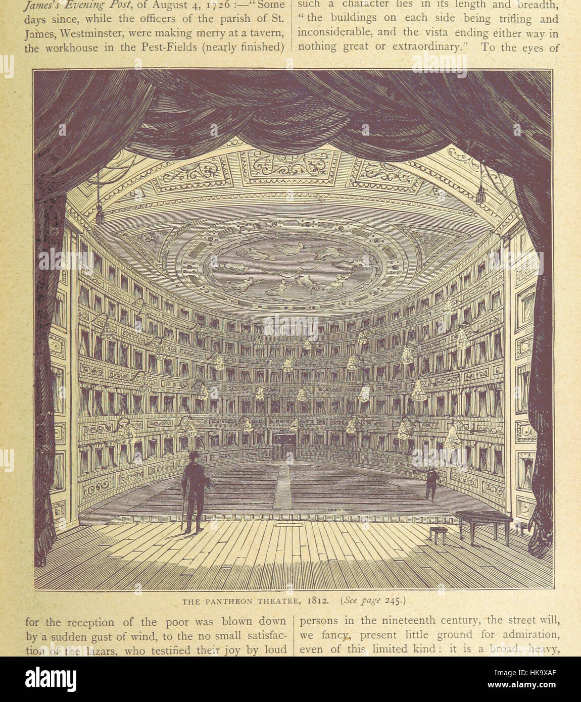 The image depicts an illustration from 'Old & New London,' written by W ...