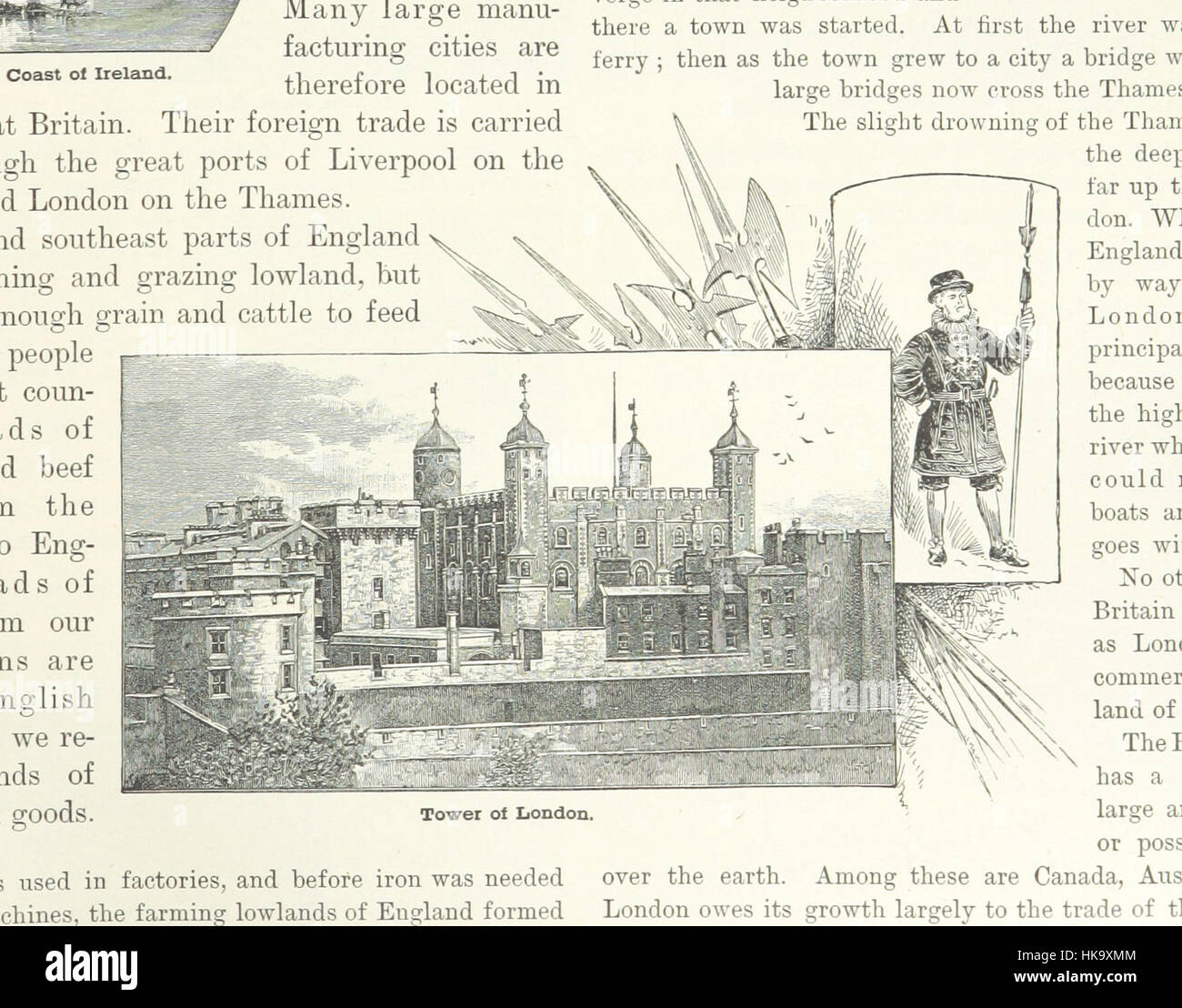 Illustration from 'Advanced Geography', showcasing detailed studies of ...