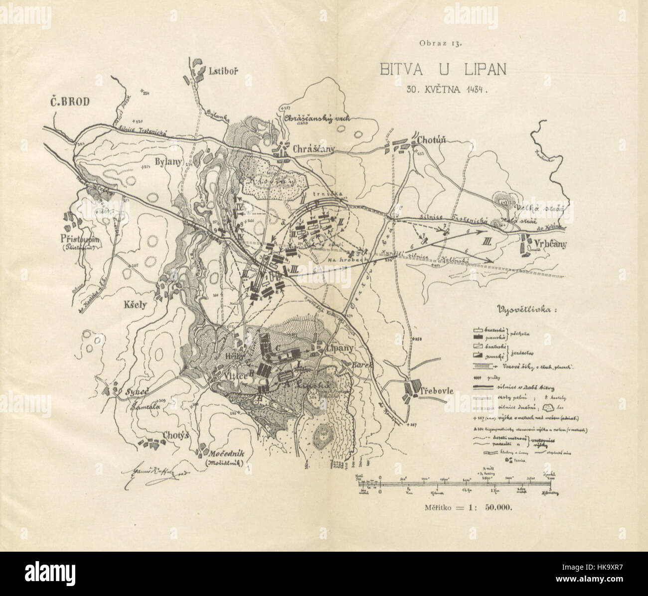 Image from 'Bitva u Lipan,' depicting the Battle of Lipany on May 30 ...