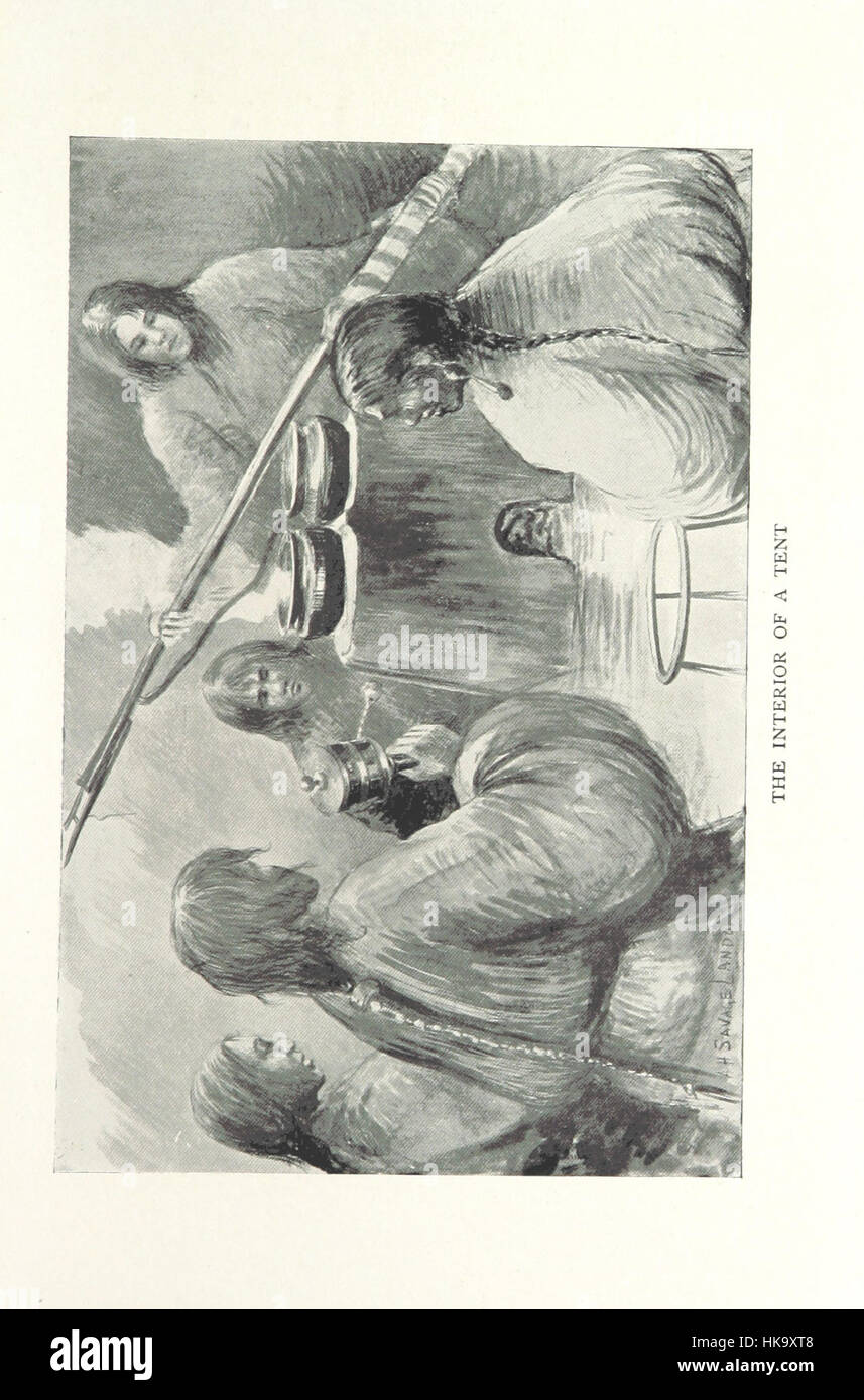 An image from 'In the Forbidden Land', depicting an explorer's journey ...