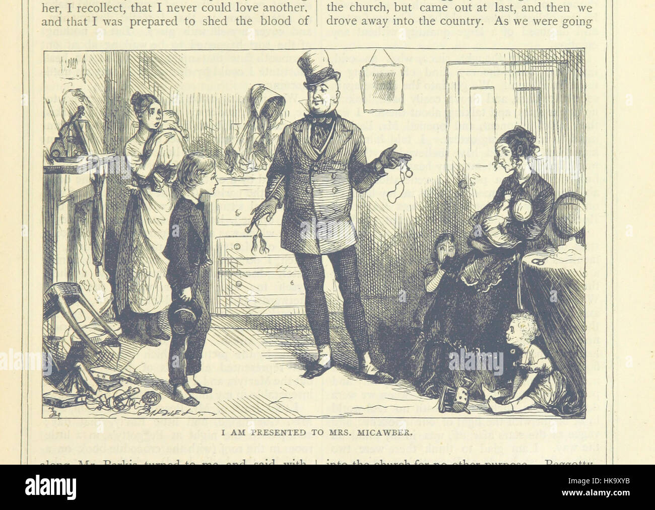 Illustration from 'The Works of Charles Dickens', showing scenes from ...