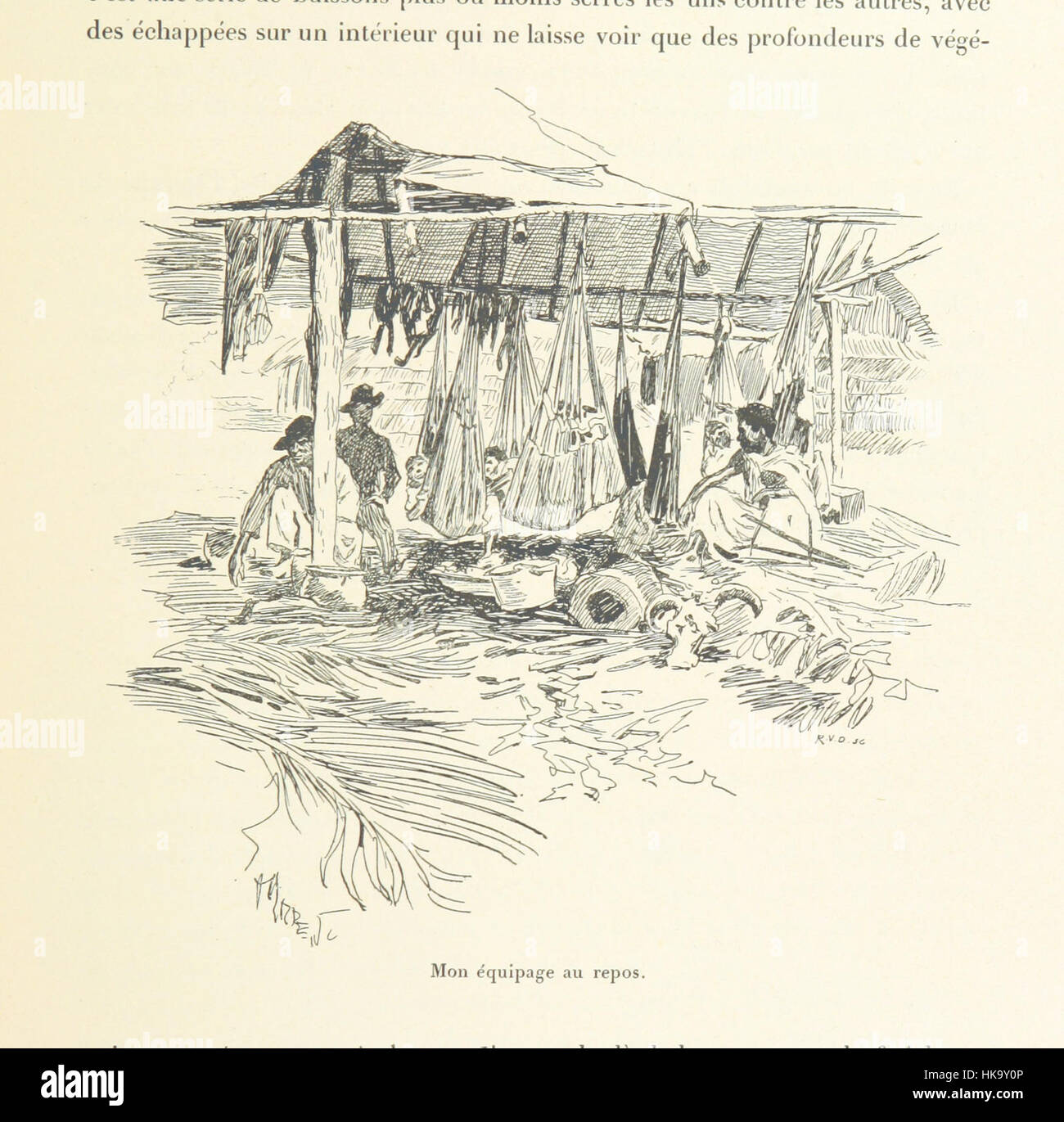 The photograph shows a page from 'Voyage au Tocantins-Araguaya,' a ...