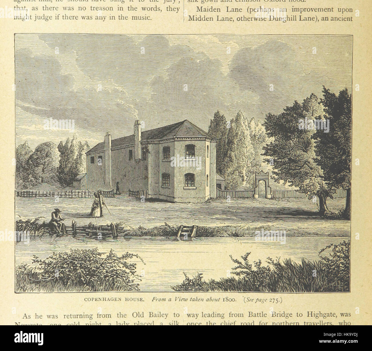 Image from 'Old & New London,' showing historical and contemporary ...