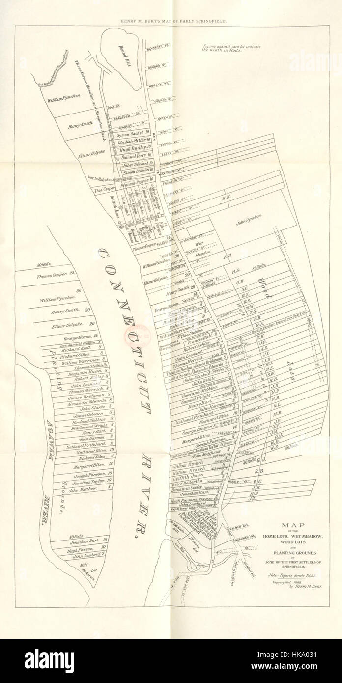 An illustration from 'The First Century of the History of Springfield ...