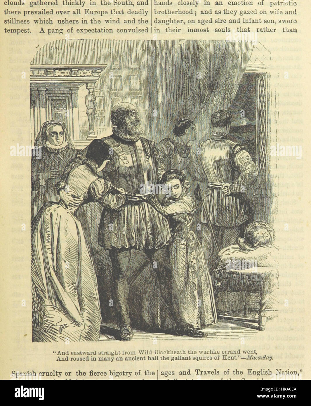 Illustration from 'Beeton's Historical Romances, Daring Deeds, and ...