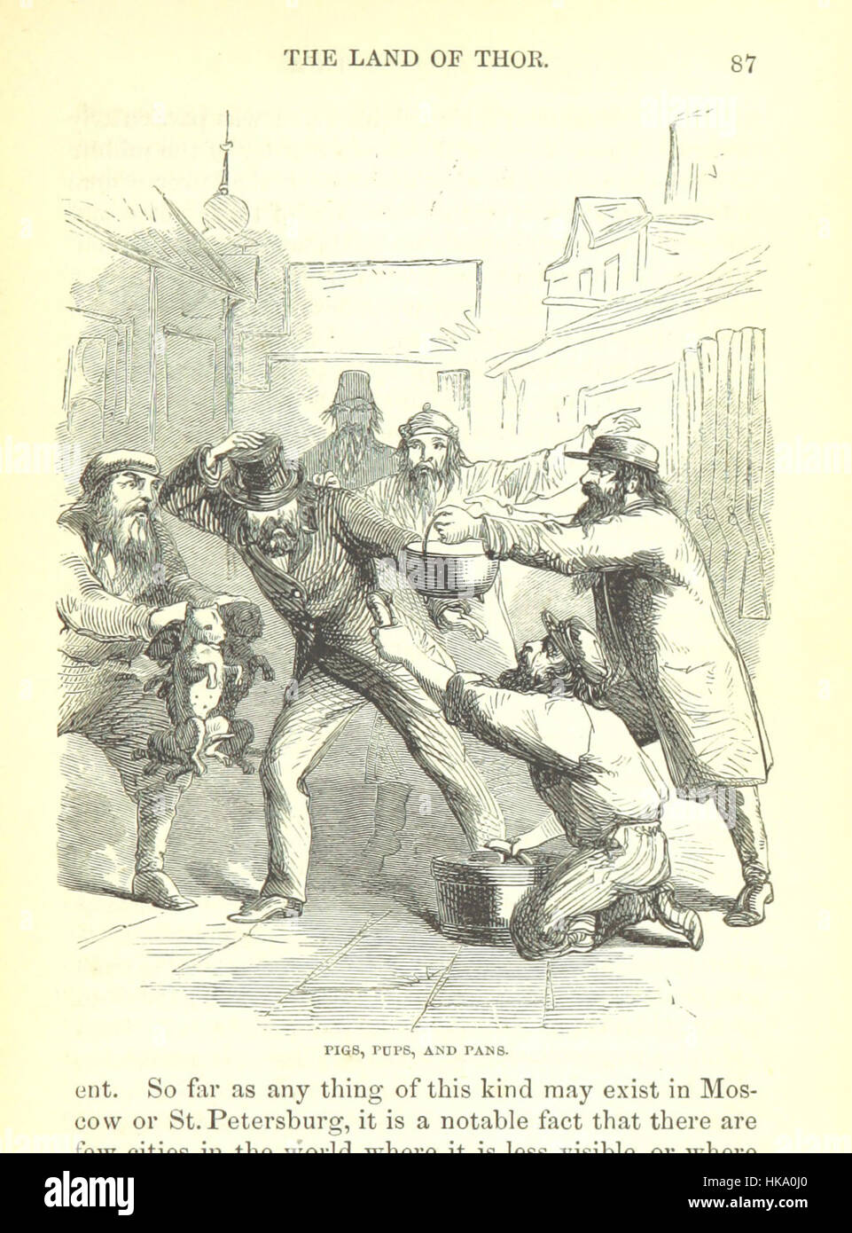 An image from 'The Land of Thor,' illustrated by the author, depicting ...