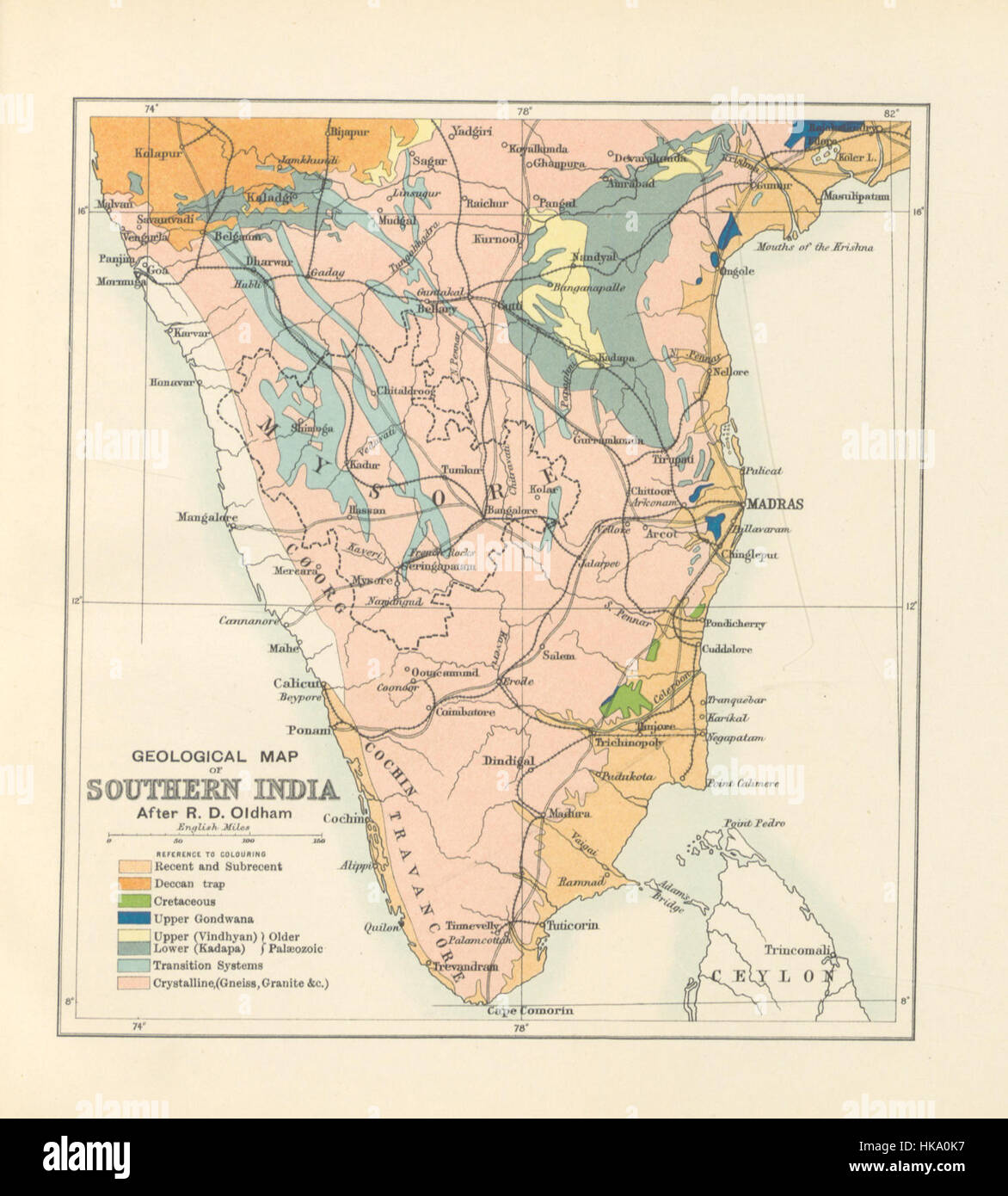 Mysore Map High Resolution Stock Photography and Images - Alamy