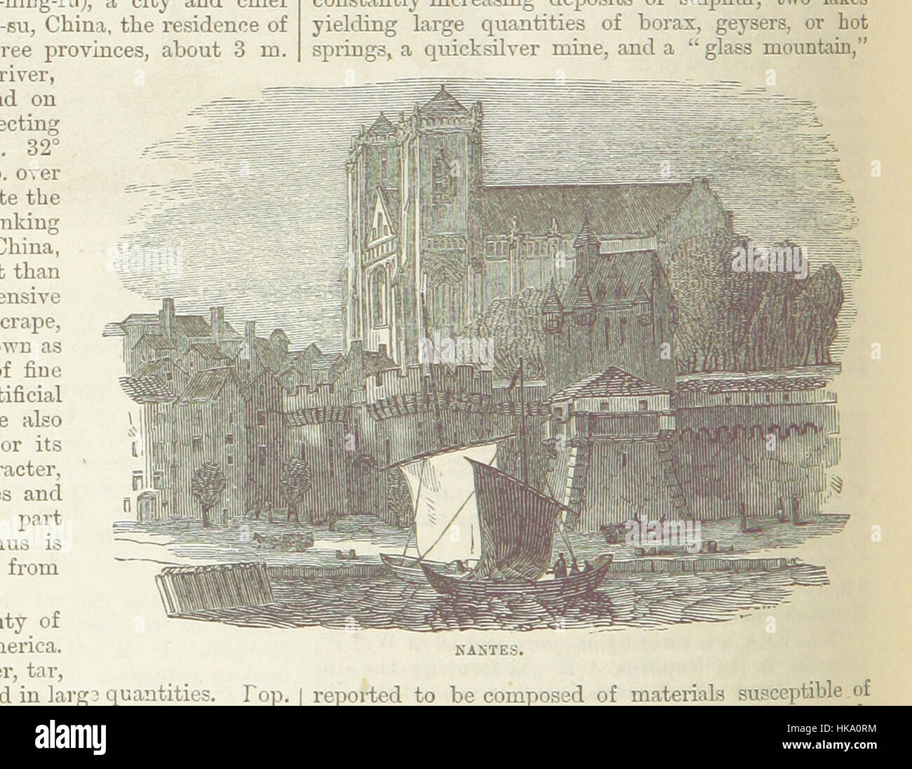 An image from 'The Illustrated Universal Gazetteer,' a reference work ...