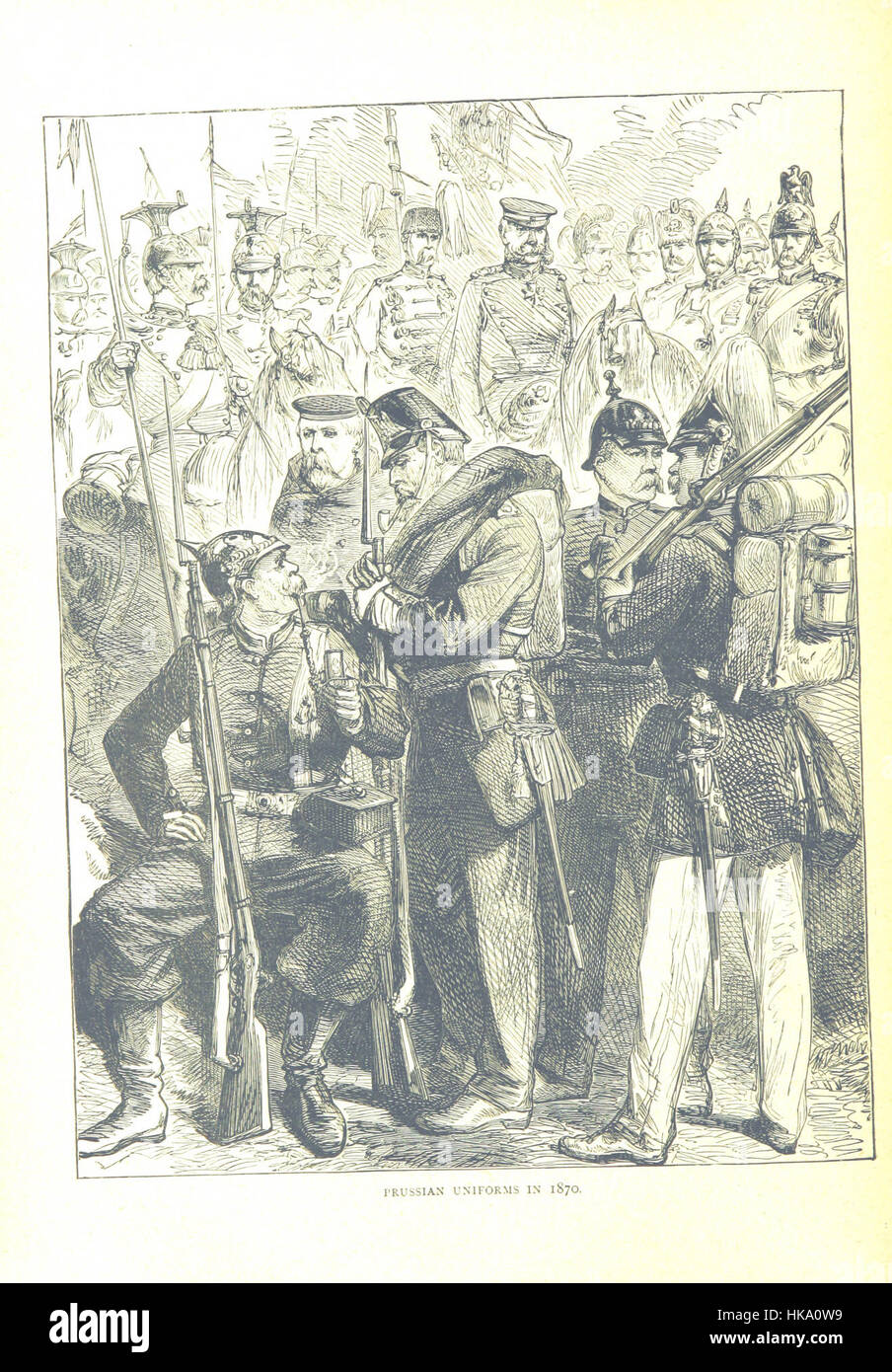 Illustration from 'Cassell's History of the War between France and ...