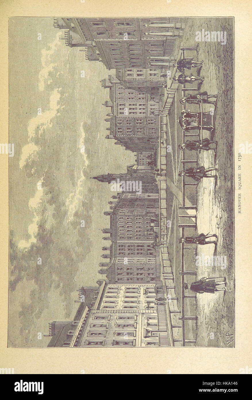 An image from 'Old & New London,' illustrating the historical and ...