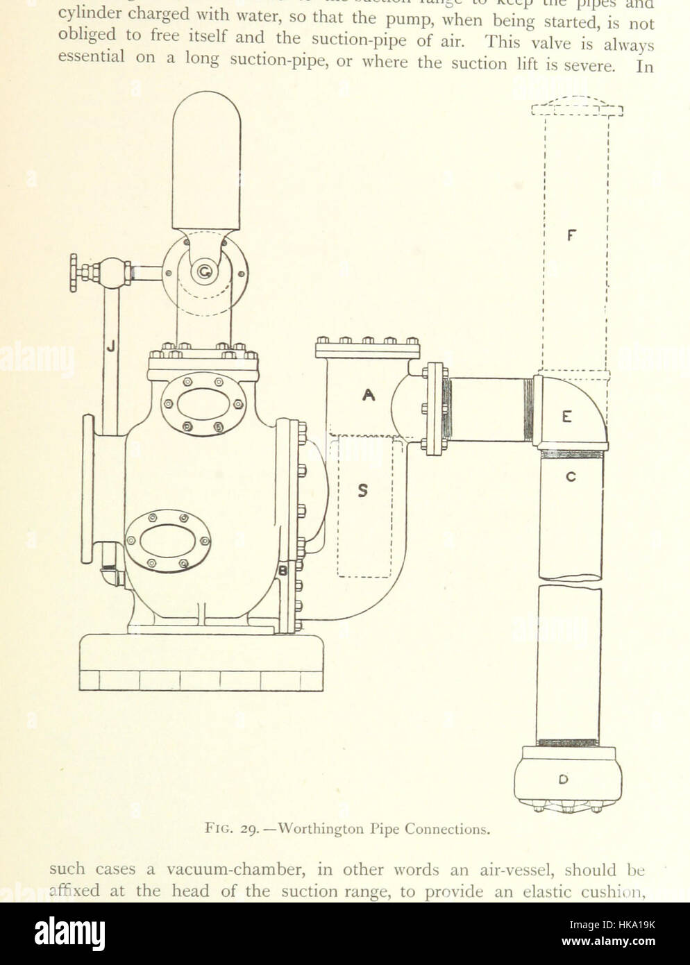 Photograph from 'Mine Drainage,' depicting the techniques for draining ...