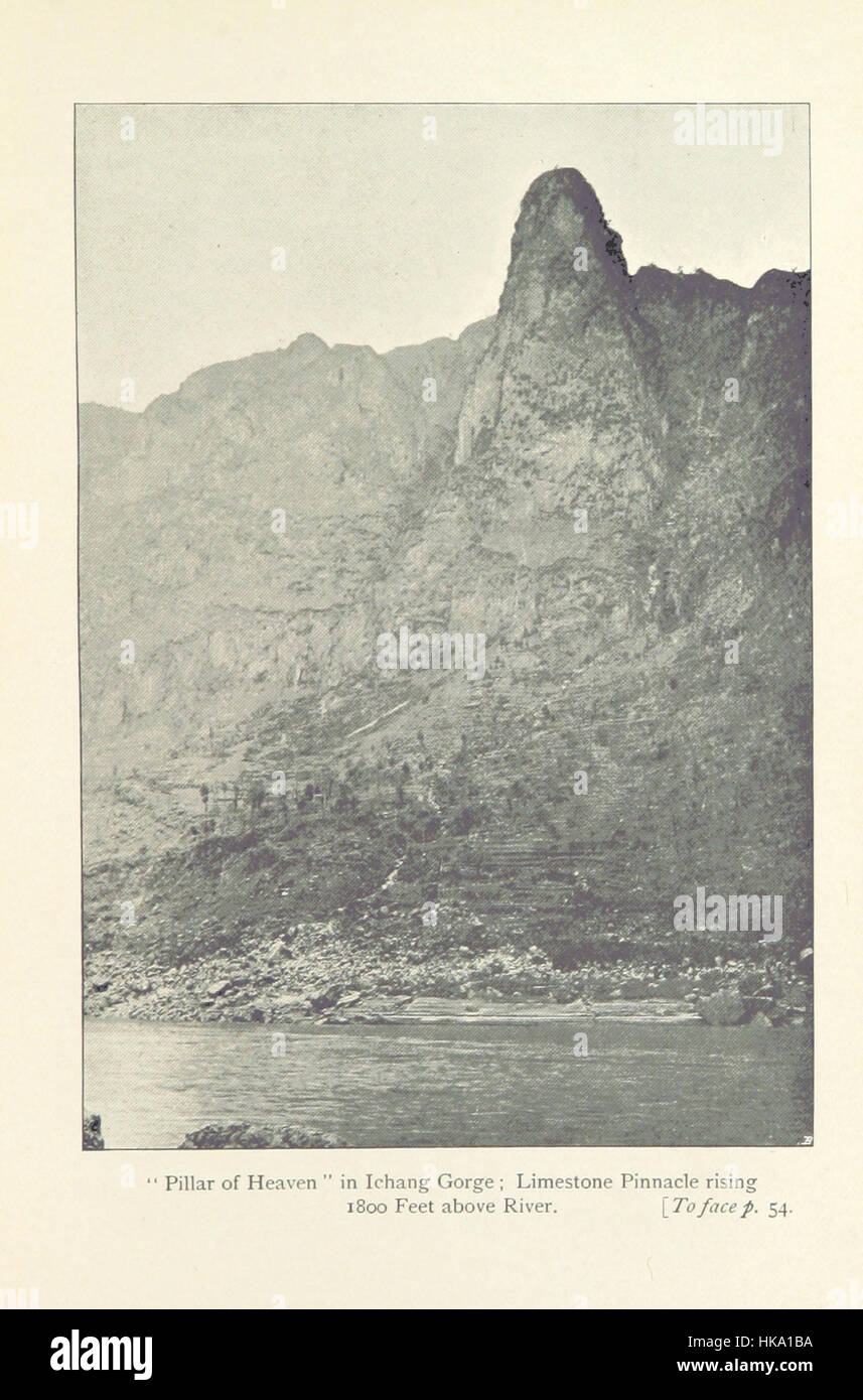 An image from page 93 of 'Through the Yang-tse Gorges', capturing the ...