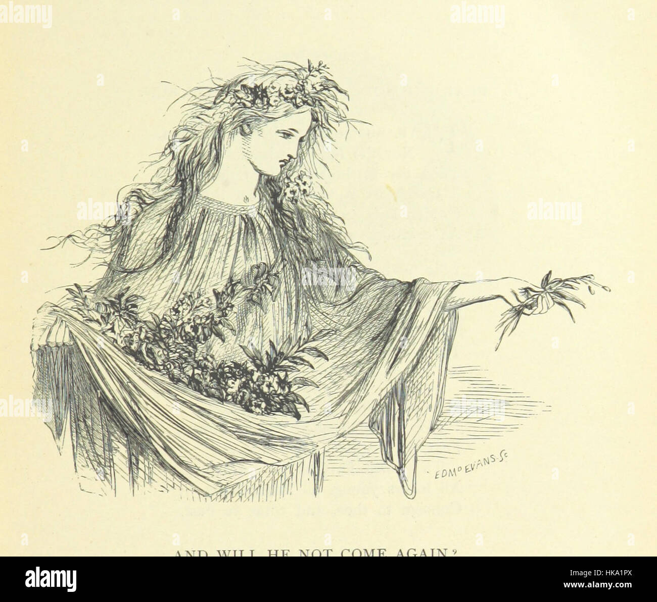 Illustration from 'Favourite English Poems and Poets', featuring ...