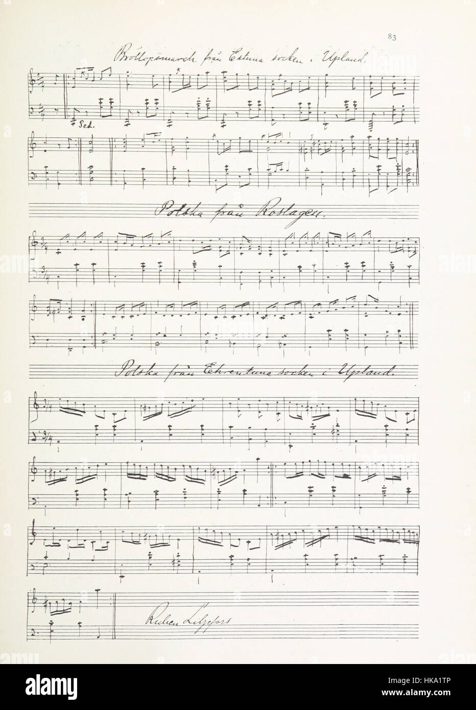 An image from 'Fraån Uplaùndsk bygd,' a work edited by Count E ...