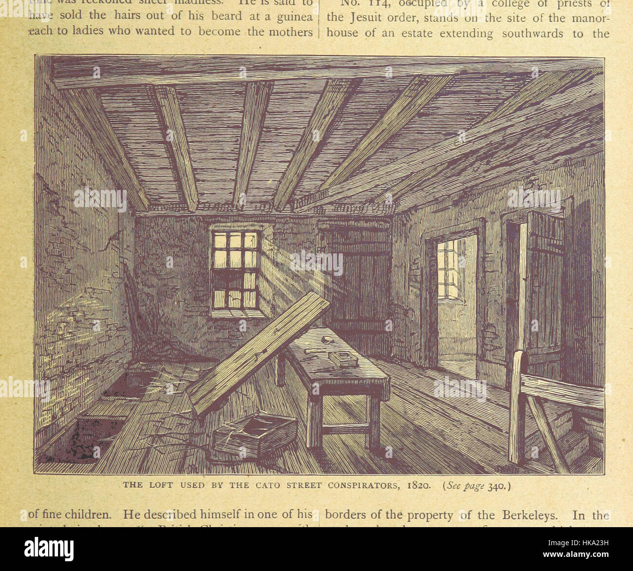 An illustration from 'Old & New London', showing contrasting views of ...