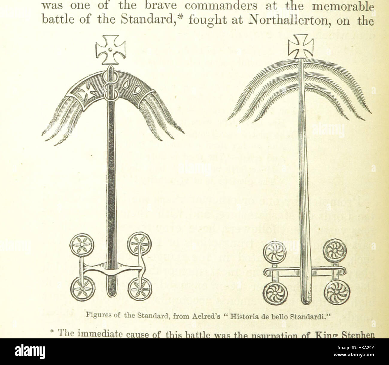 Image from 'The History and Antiquities of Masham,' depicting the ...