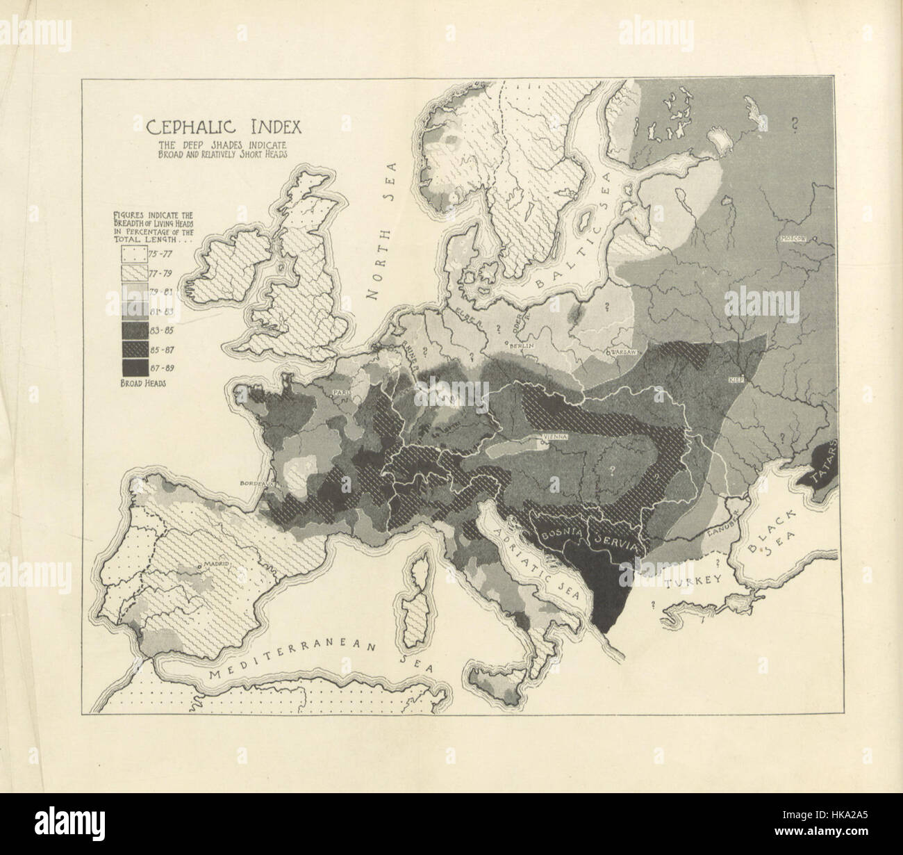 An illustration from 'The Races of Europe', focusing on the ...