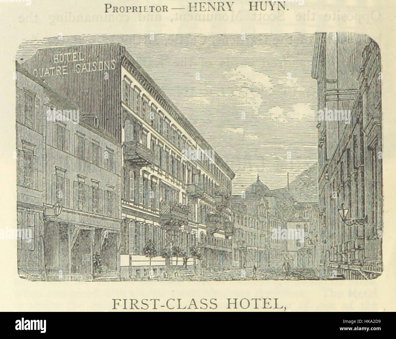 A page from 'Appleton's European Guide Book,' an illustrated travel ...