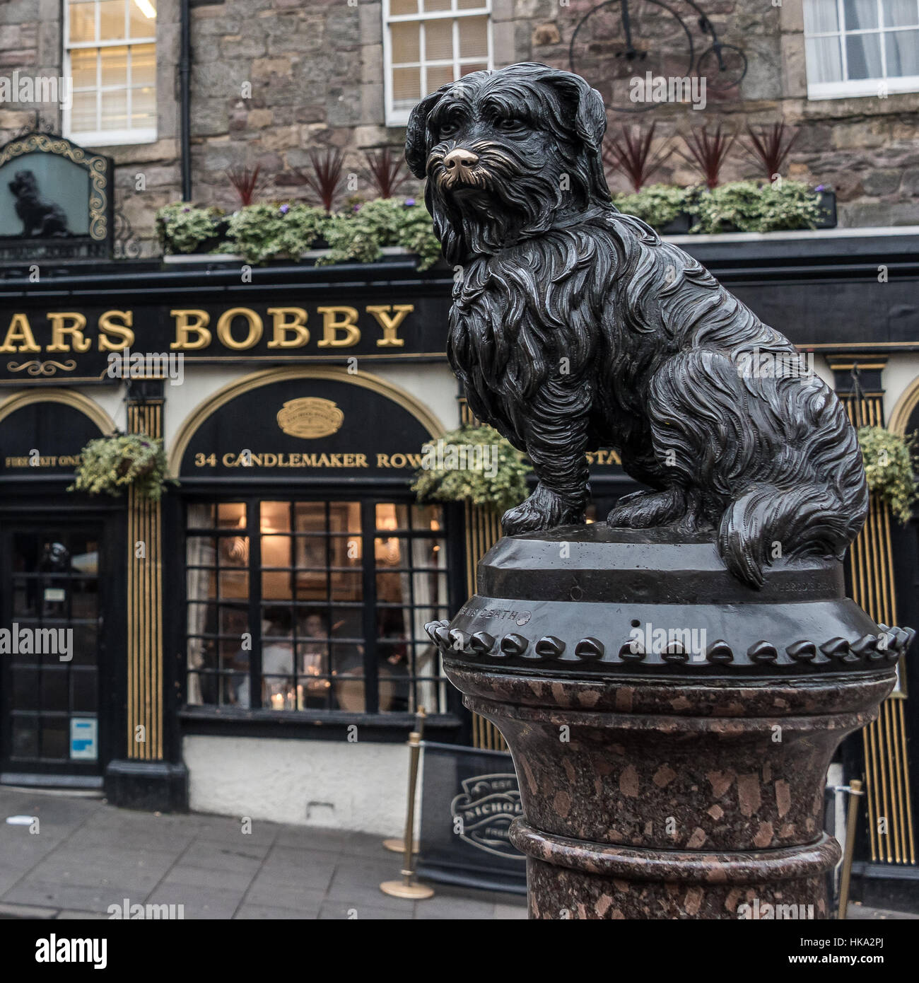 Greyfriars bobby grave hi-res stock photography and images - Alamy