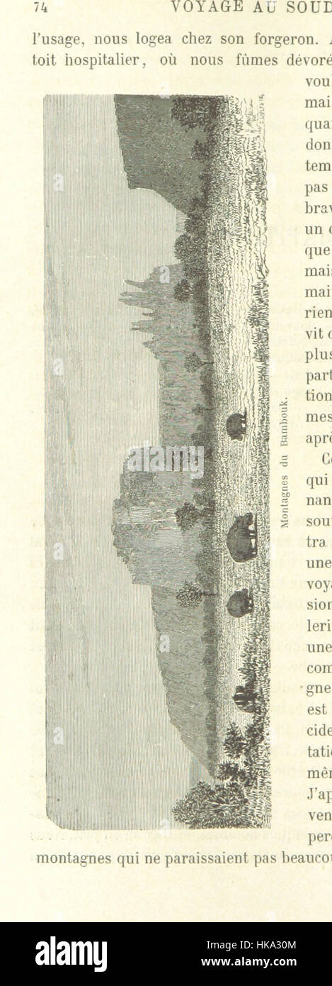 An image from 'Voyage dans le Soudan Occidental,' documenting an ...