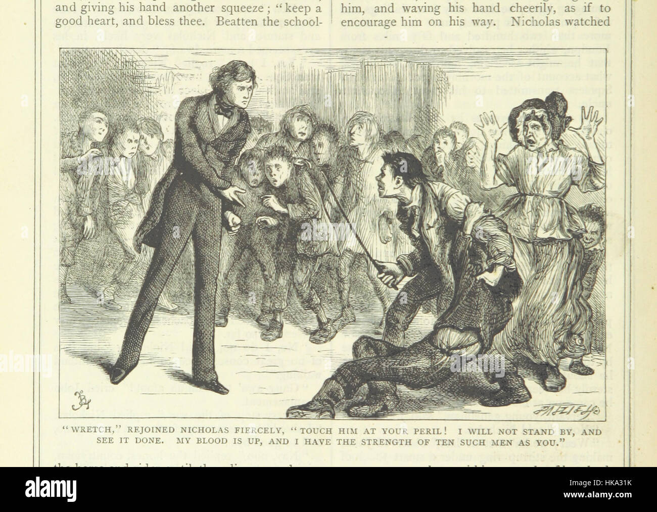 Illustration from 'The Works of Charles Dickens', featuring scenes and ...