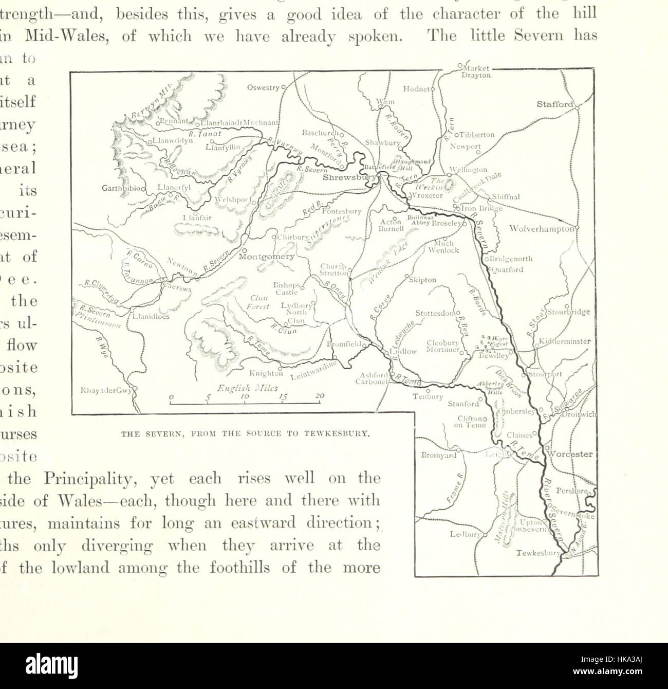An illustration from 'The Rivers of Great Britain', focusing on the ...