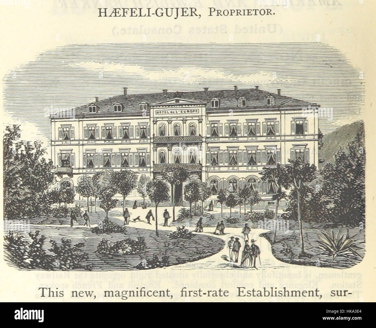 This illustration from Appleton's European Guide Book shows a ...