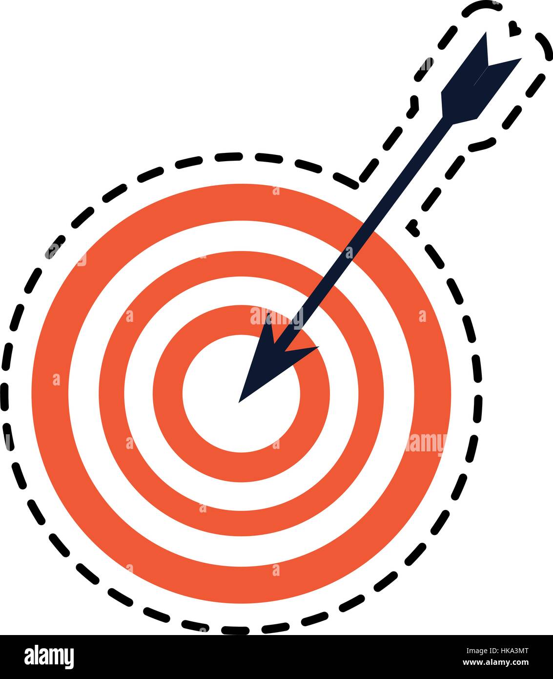 target and arrow icon Stock Vector Image & Art - Alamy
