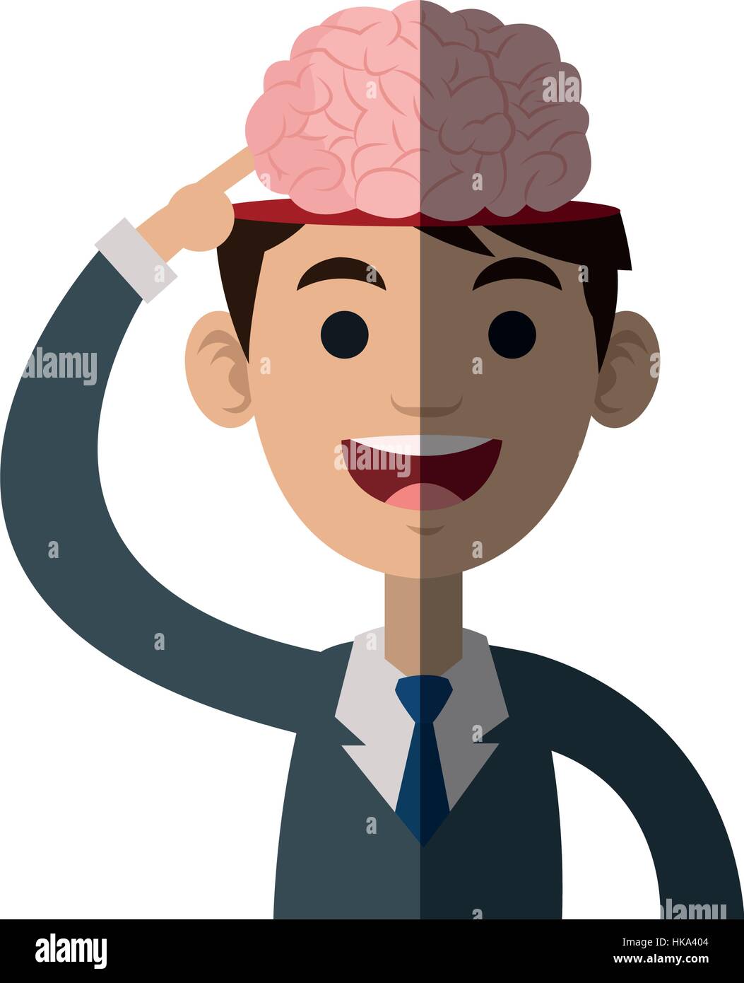 human brain design Stock Vector Image & Art - Alamy