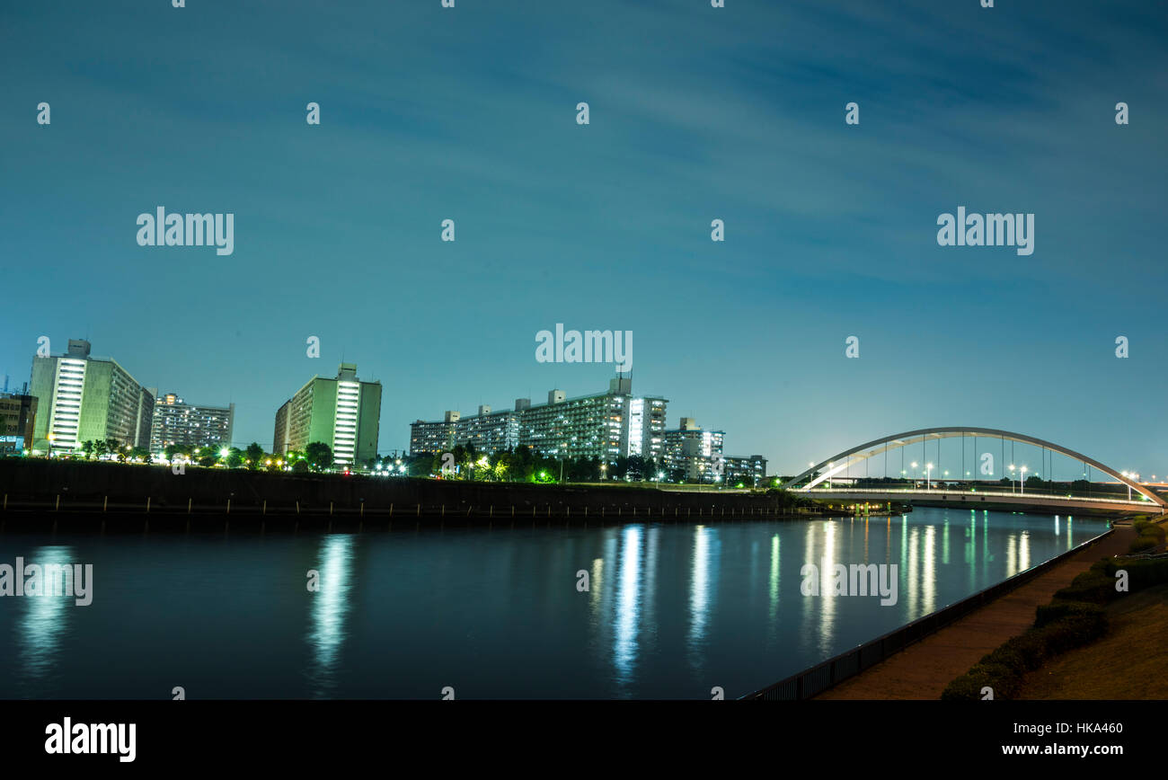 Toyoshima Bridge,Sumida River, Tokyo,Japan Stock Photo - Alamy