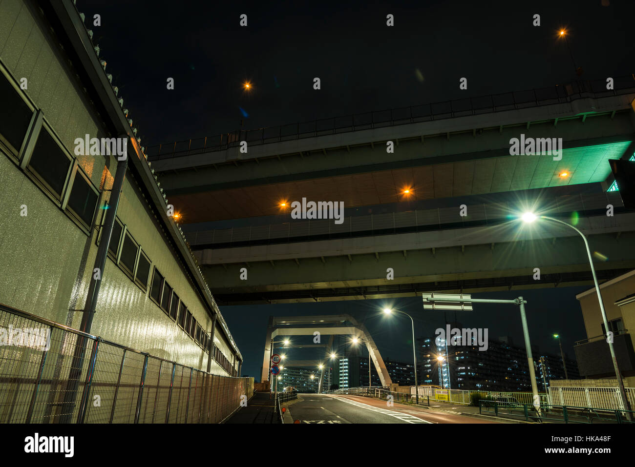 Toyoshima Bridge,Sumida River, Tokyo,Japan Stock Photo - Alamy