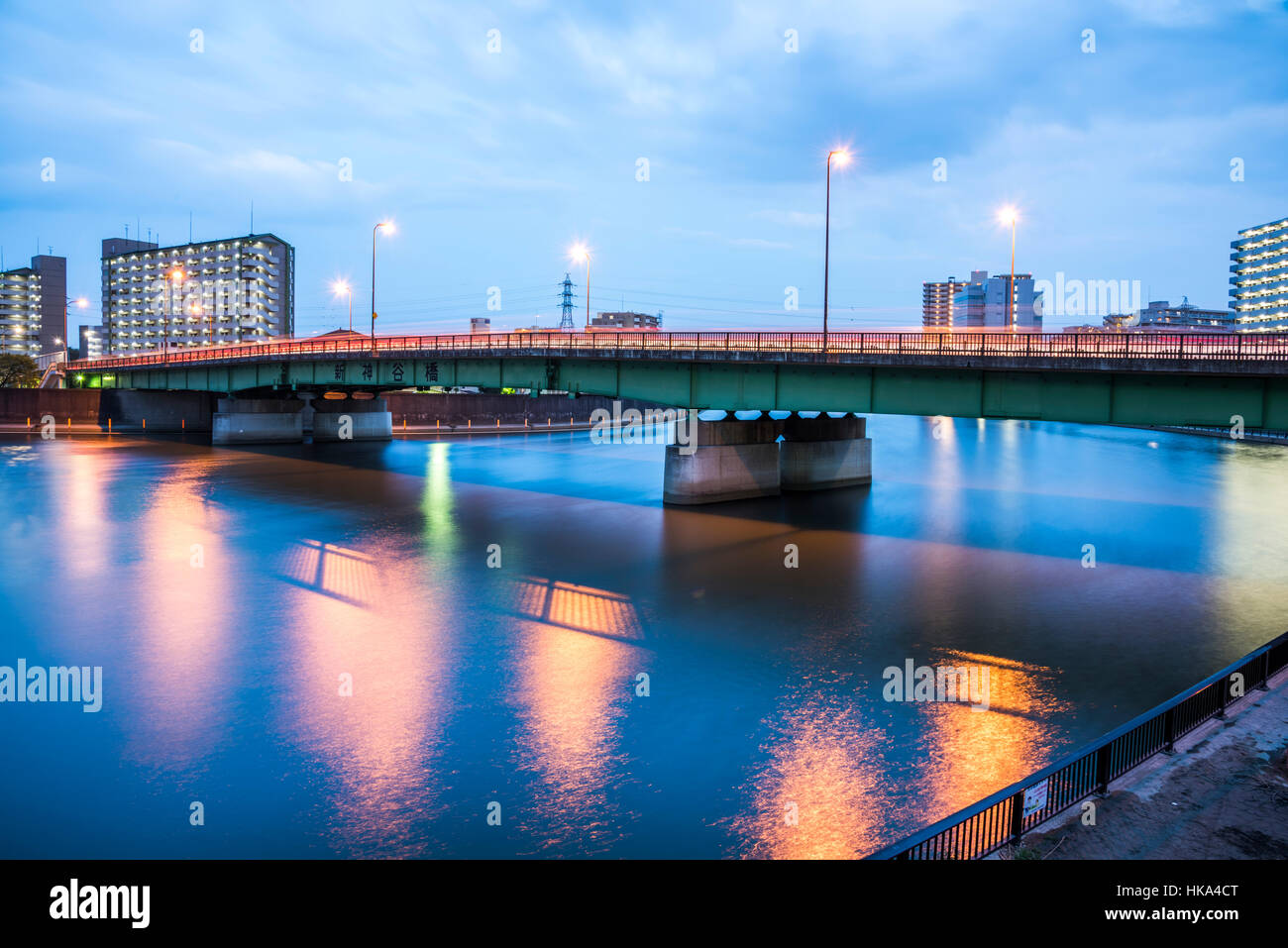 Shin-Kamiya Bridge,Sumida River, Tokyo,Japan Stock Photo - Alamy